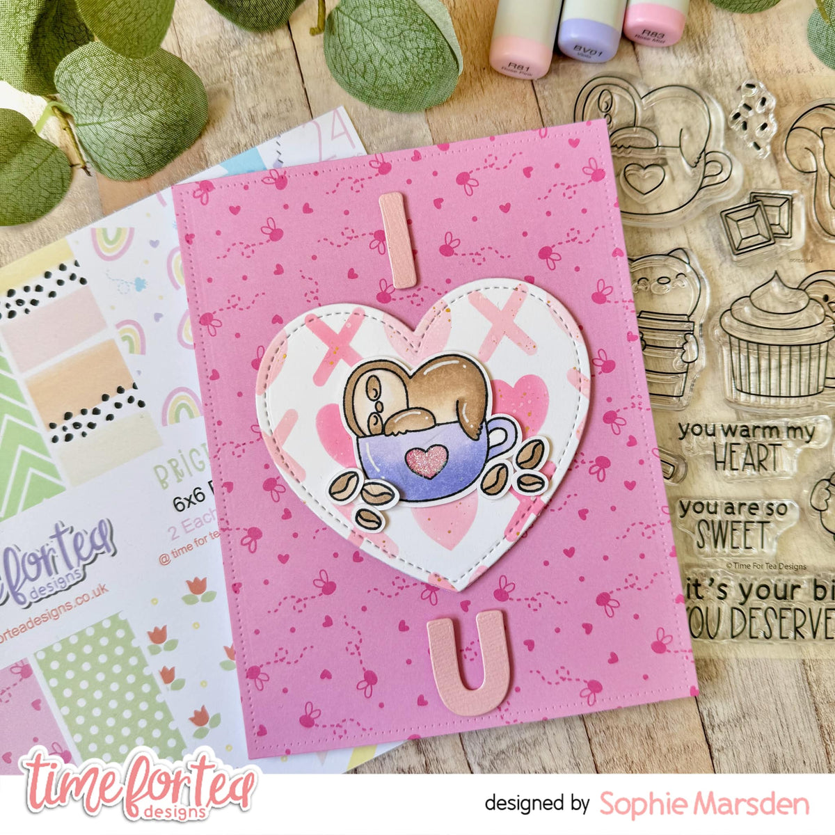 Warm Hugs A4 Printed Cardstock Pack of 2 with Free Digi Stamp – Time ...