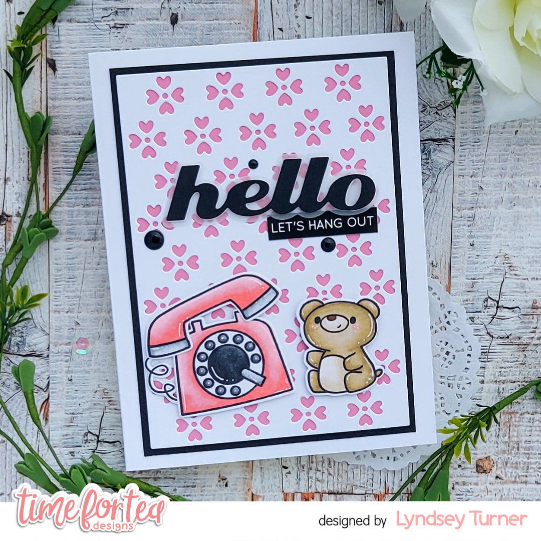 Let's Chat Coordinating Die set – Time For Tea Designs